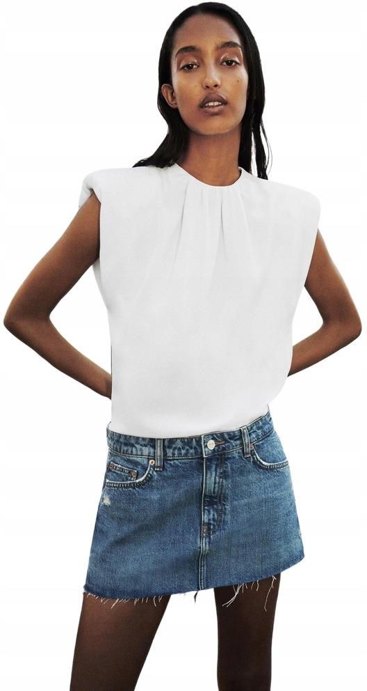 Klasyczna Bluzka Basic__xs S71652 Zara__dds - Ceny i opinie - Ceneo.pl