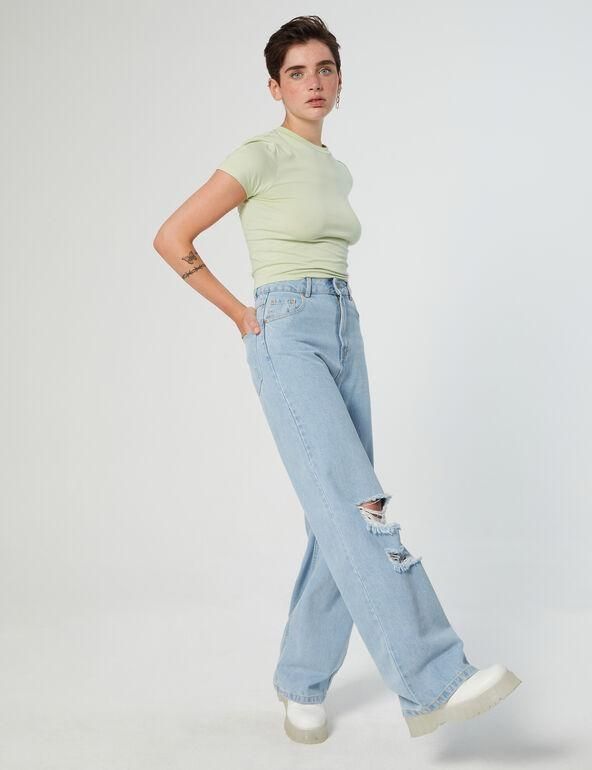 Basic DB7 MS7__L Jennyfer Krótki T-shirt - Ceny i opinie - Ceneo.pl