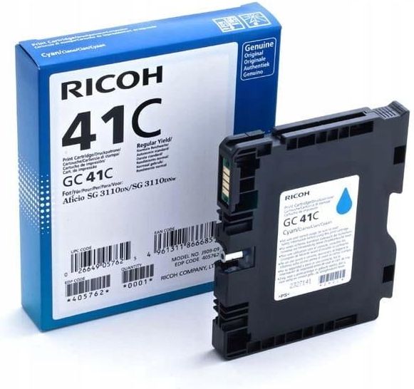 Tusz Ricoh Cartridge Cyan Sg 3110DN do drukarki - Opinie i ceny na Ceneo.pl