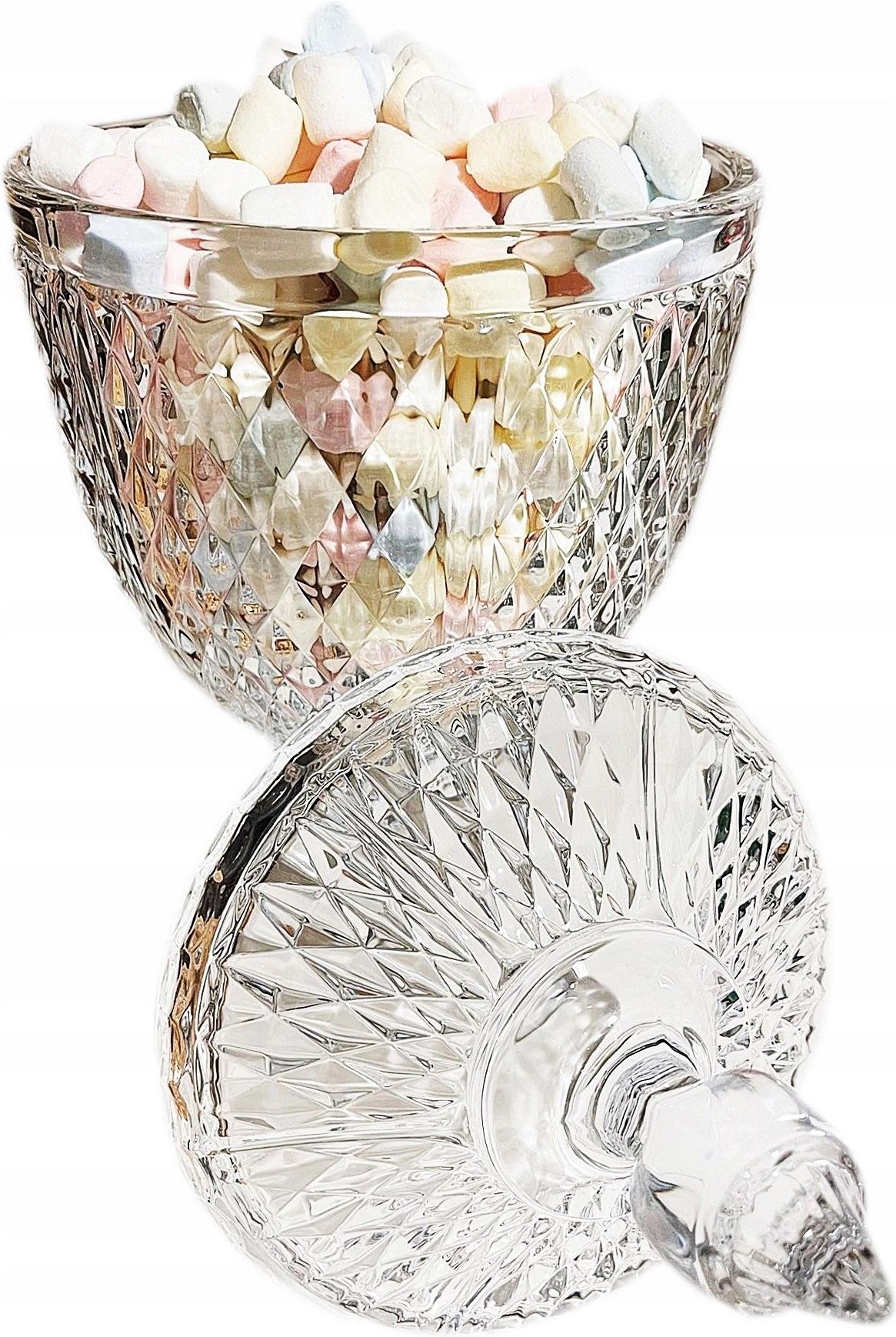 Style Home Bombonierka Kryształowa Przykrywką Xxl Na Słodycze - Opinie ...