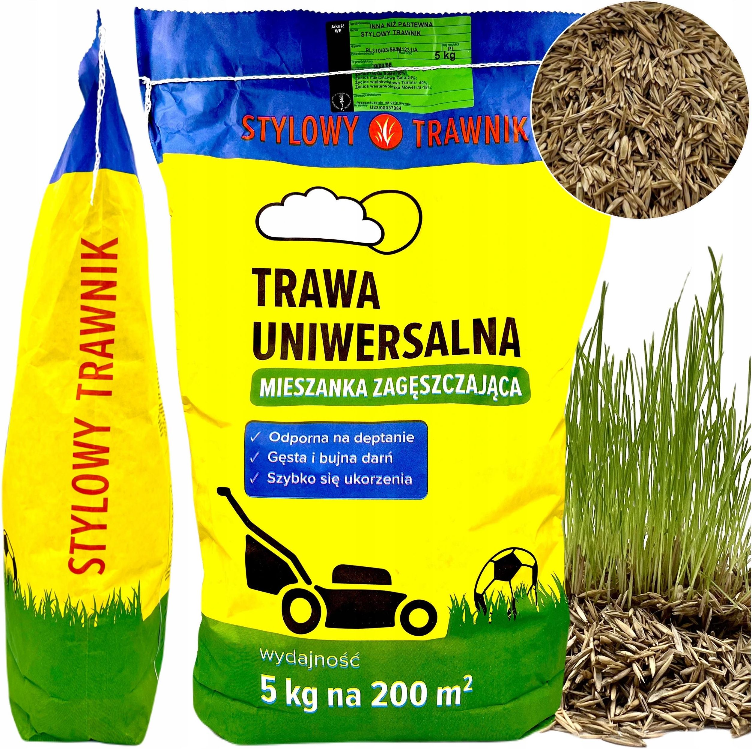 Trawa Uniwersalna Zagęszczająca Nasiona 25Kg1000M2 - Ceny i opinie ...