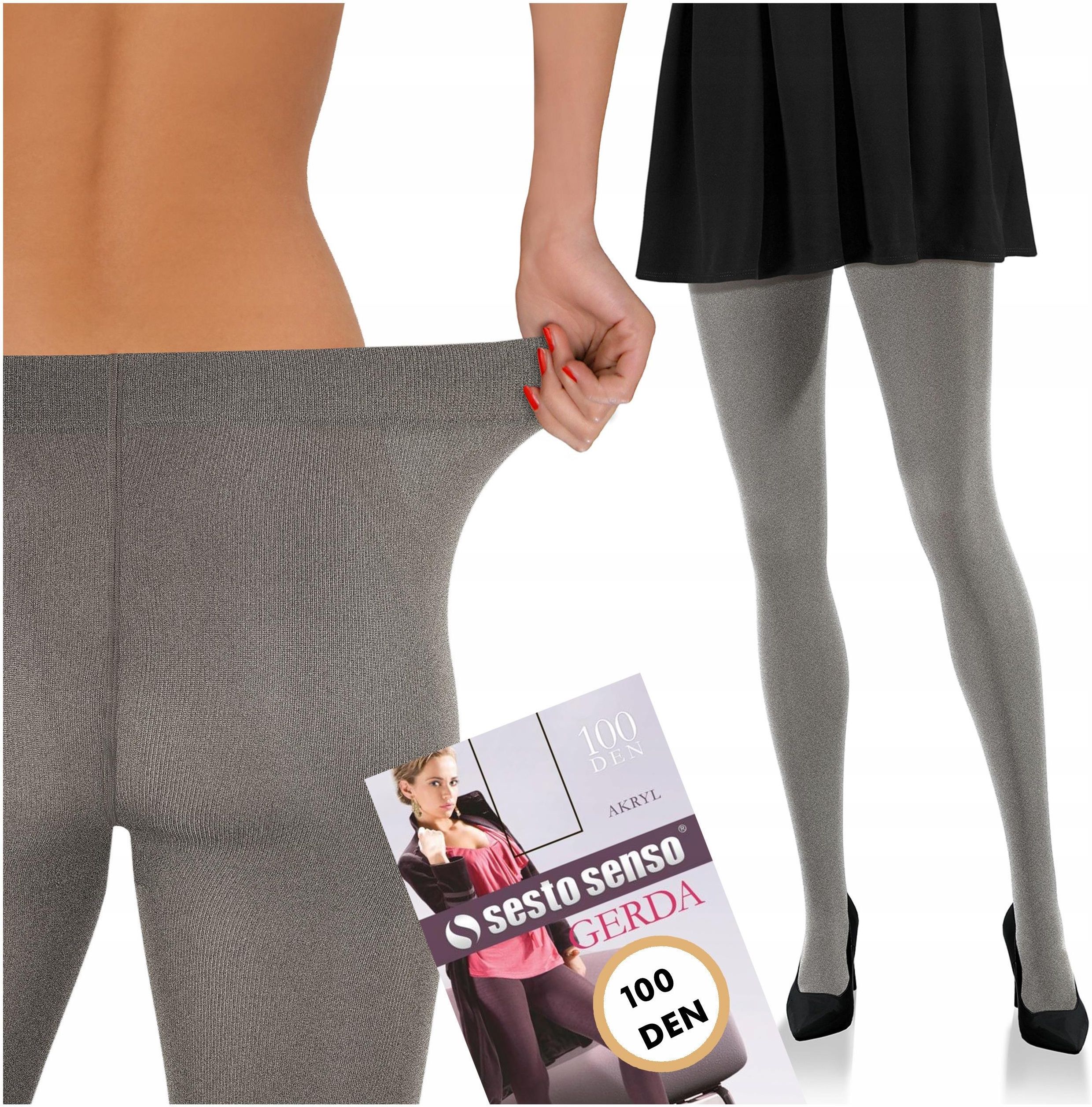 Rajstopy Gerda 100 Den Ciepłe Grube Akrylowe - Ceny i opinie - Ceneo.pl