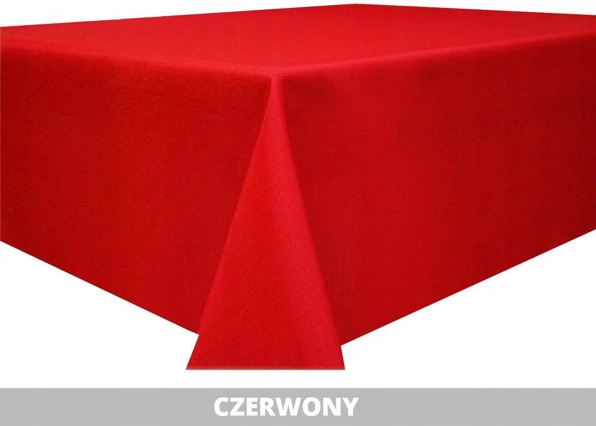 Obrus Czerwony Jednolity Gładki 140X170 Cm 4232945A-0203-4A10-829B ...