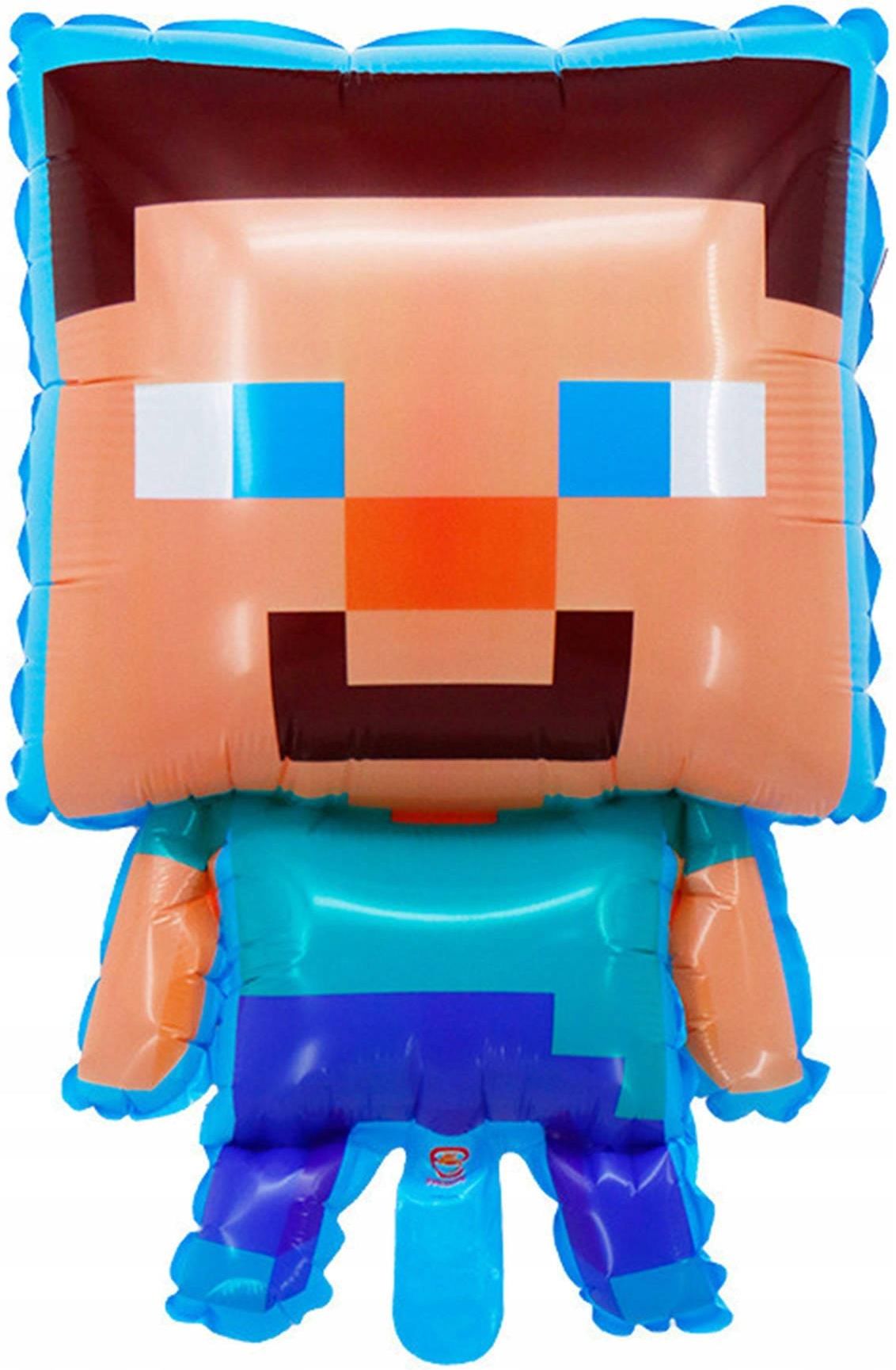 Galaxy Minecraft Zestaw Balonów Steve Gwiazdy Balony 5szt. - Ceny i ...