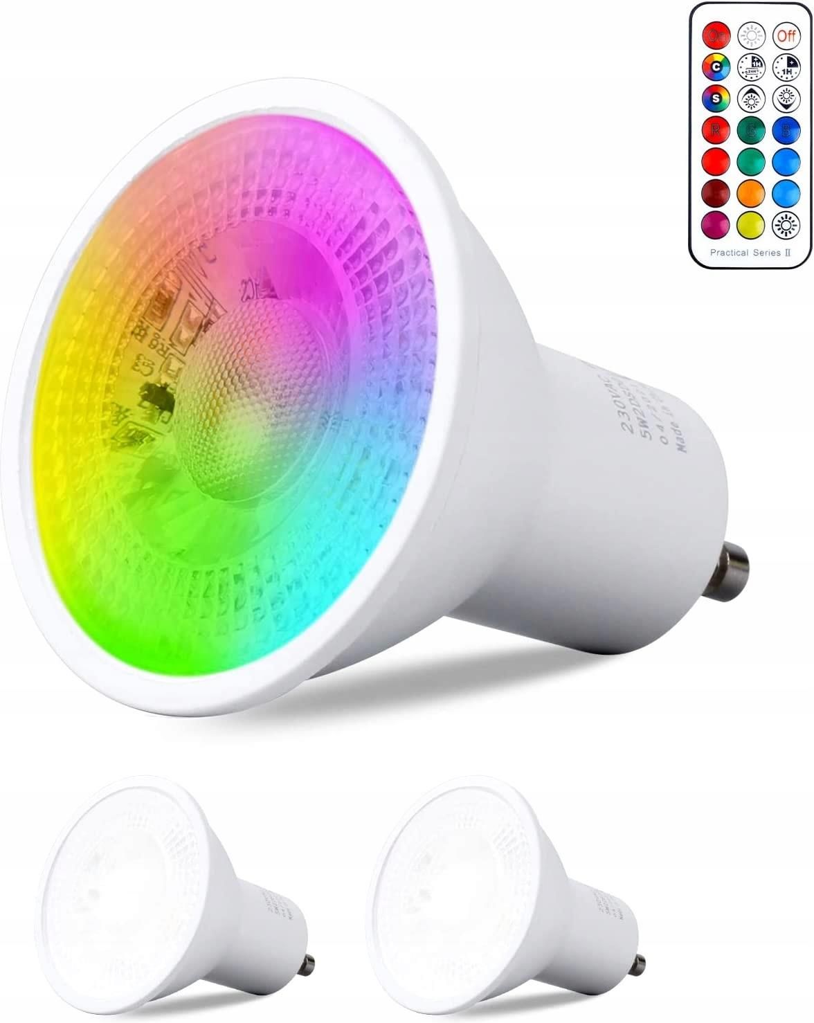 Żarówka Led Gu10 230V 6W Rgb+Cw 2Szt (X) - Opinie i atrakcyjne ceny na ...