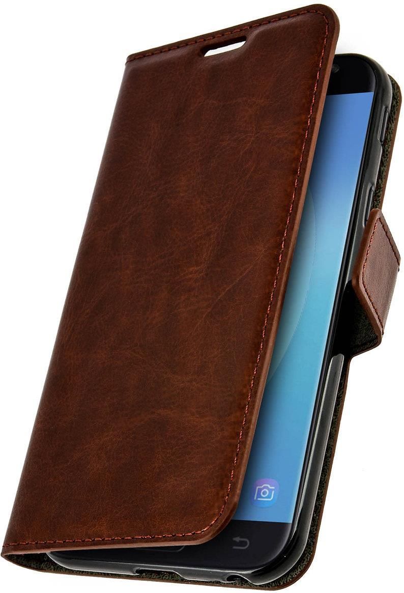 Avizar Etui Z Klapką I Portfelem Serii Vintage Do Samsunga Galaxy J3 2017 Brązowe - Etui na ...