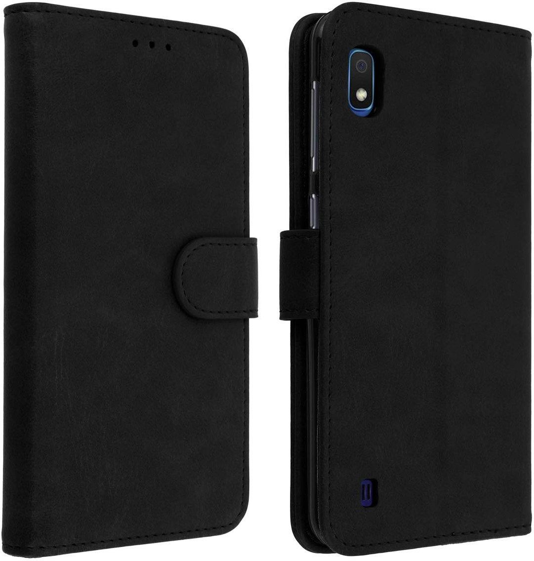 Avizar Etui-Portfel Z Klapką Etui Magnetyczne Z Podstawką Do Samsunga Galaxy A10 Czarne - Etui ...