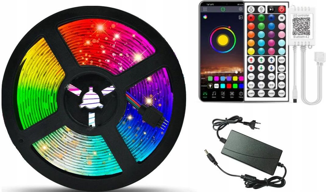 Taśma Led Bluetooth Pilot 5050 Rgb Biały 230V 10M - Opinie i atrakcyjne ...