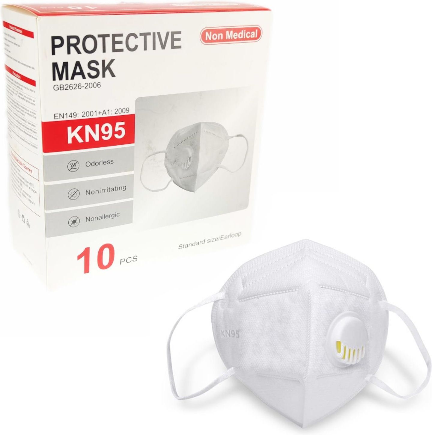 Maseczka Ochronna Kn95 Z Zaworkiem 1szt. - Ceny i opinie - Ceneo.pl