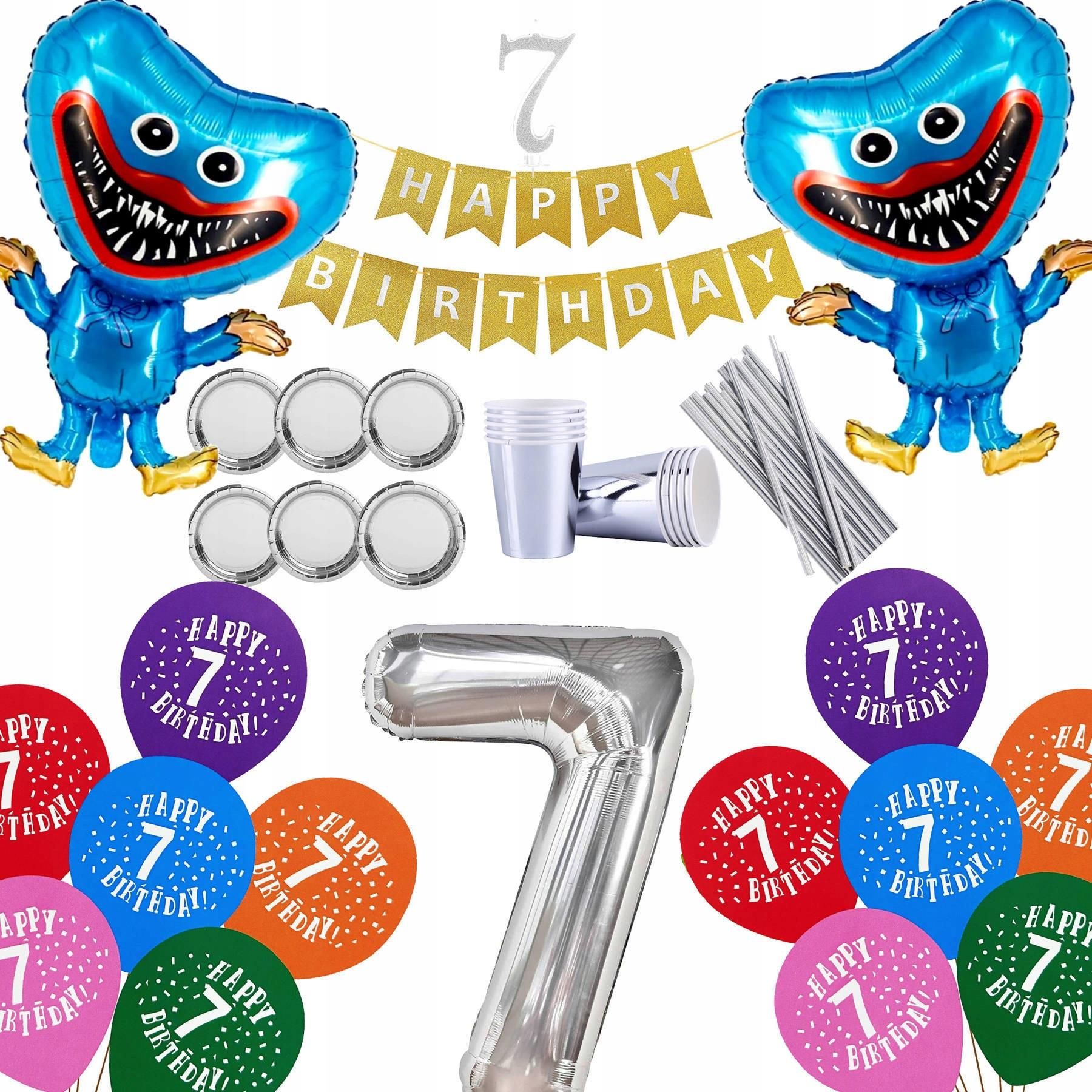 Galaxy Huggy Wuggy Zestaw Urodzinowy Balony 54El. - Ceny i opinie ...