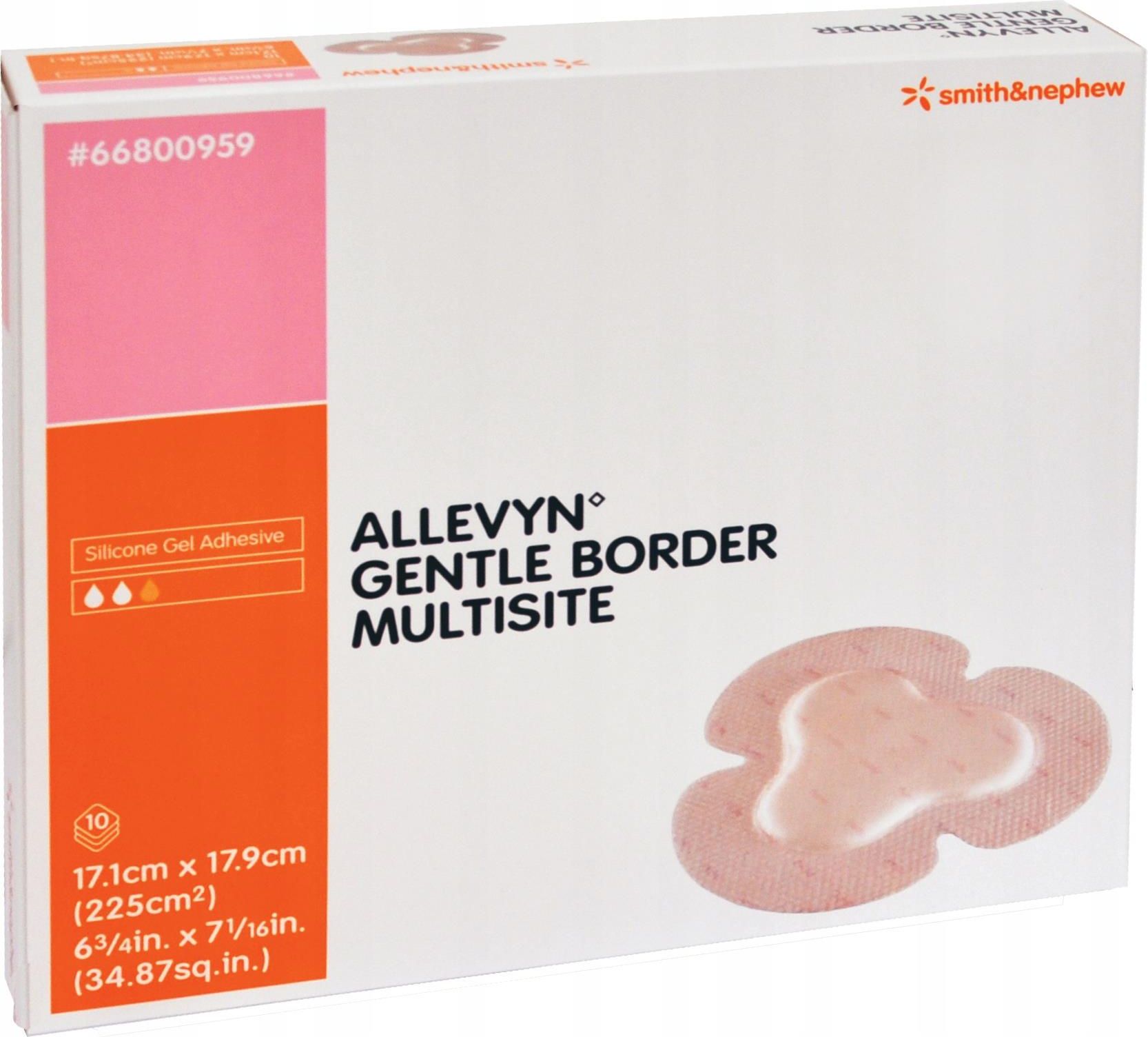 Smith&Nephew Allevyn Gentle Border Multisite 17,1X17,9Cm 1Szt. - Opinie ...