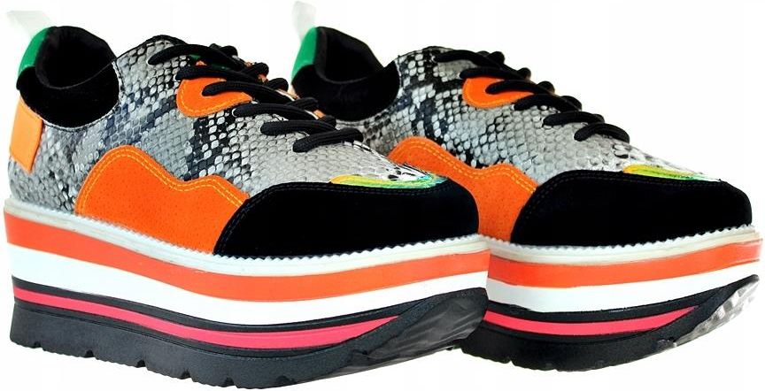 Sportowe Sneakersy Na Wysokiej Podeszwie 6167 r 40 - Ceny i opinie ...