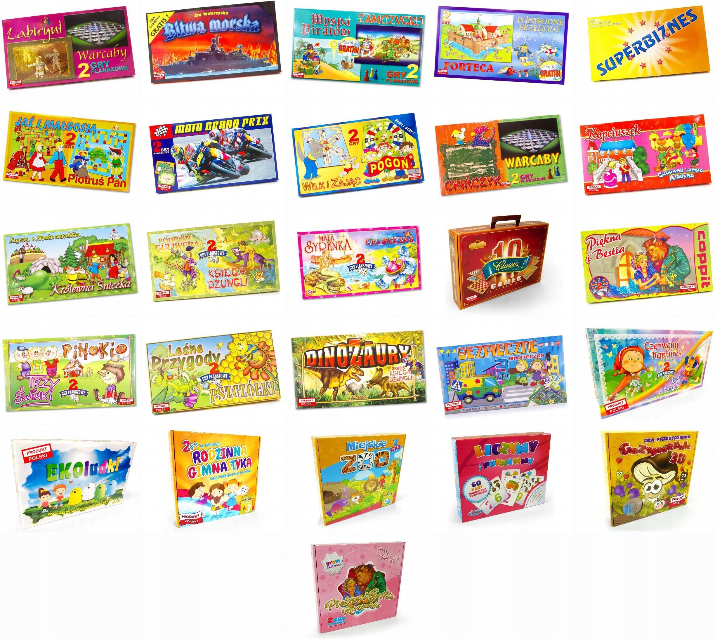2X Gry Planszowe Rodz Gimnastyka Kolorkowo - Gra planszowa. Ceny i ...