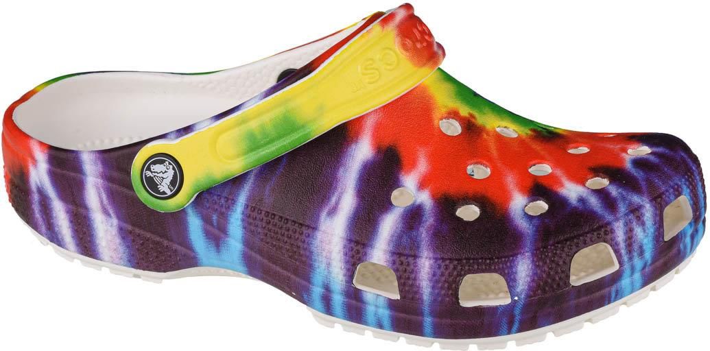 Crocs, Klapki damskie, Classic Tie,Dye Graphic Clog 205453,90H ...