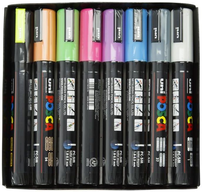 Uni Posca Pisaki Pc-5M 8Szt. Fun - Ceny i opinie - Ceneo.pl