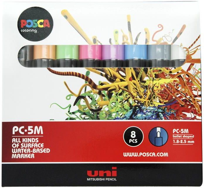 Uni Posca Pisaki Pc-5M 8Szt. Fun - Ceny i opinie - Ceneo.pl