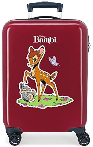 Disney Bambi walizka kabinowa czerwona 38 x 55 x 20 cm sztywny ABS ...