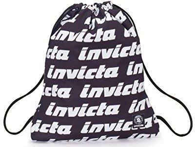 Seven Easy Bag INVICTA - LETTERING - Nero - 37 x 49 x 5 cm - Sacca ...