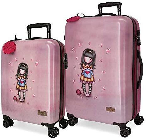 Santoro Gorjuss For my Love Walizka, Fioletowy, única, Zestaw walizek ...