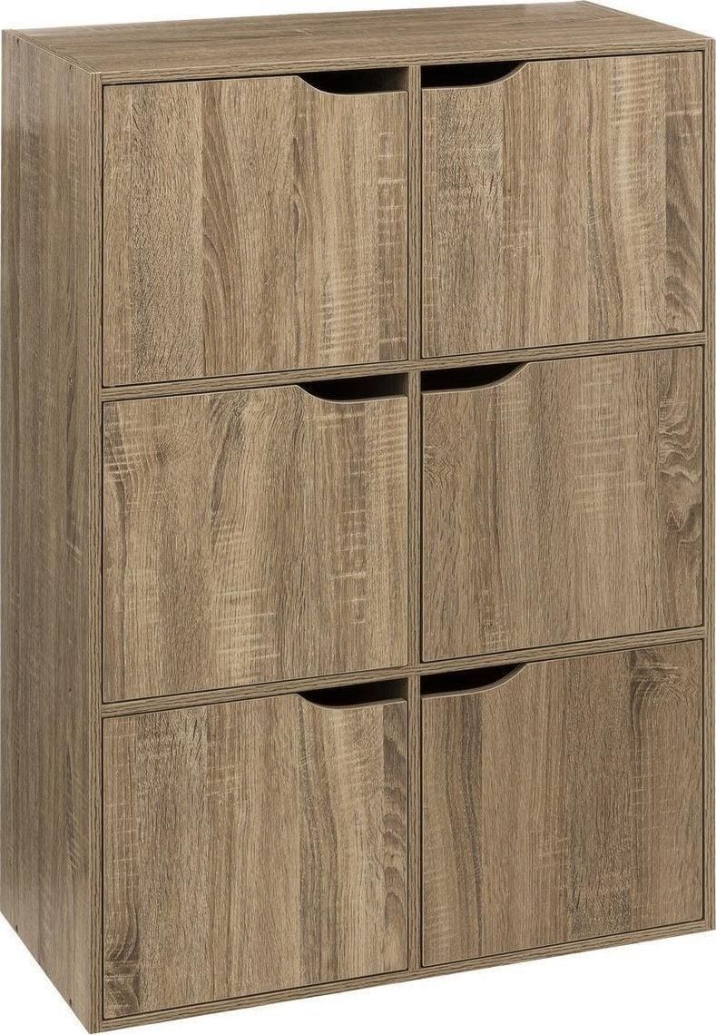 5Five Simply Smart Komoda Wysoka 6 Szafek Kali Naturalna 12786008 ...