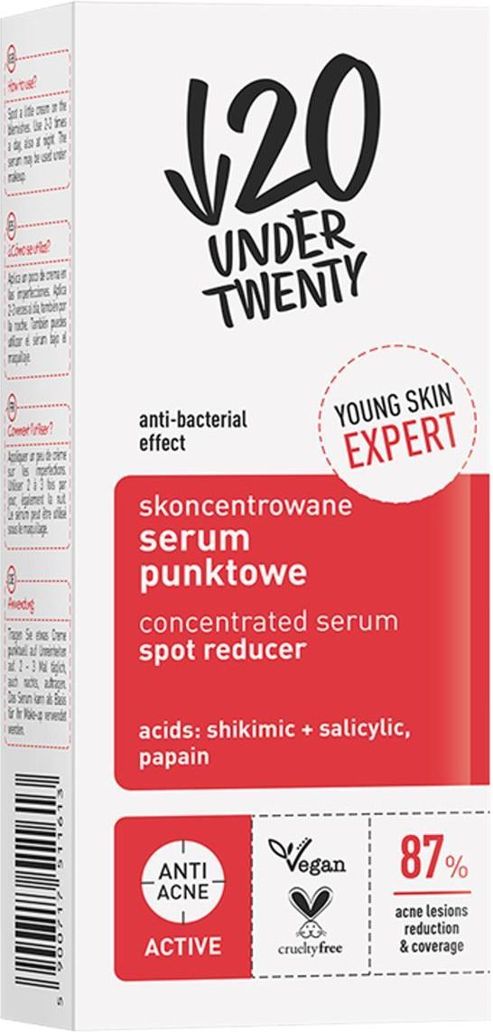 Serum do twarzy 20 Under Twenty Under Twenty Skoncentrowane Serum ...
