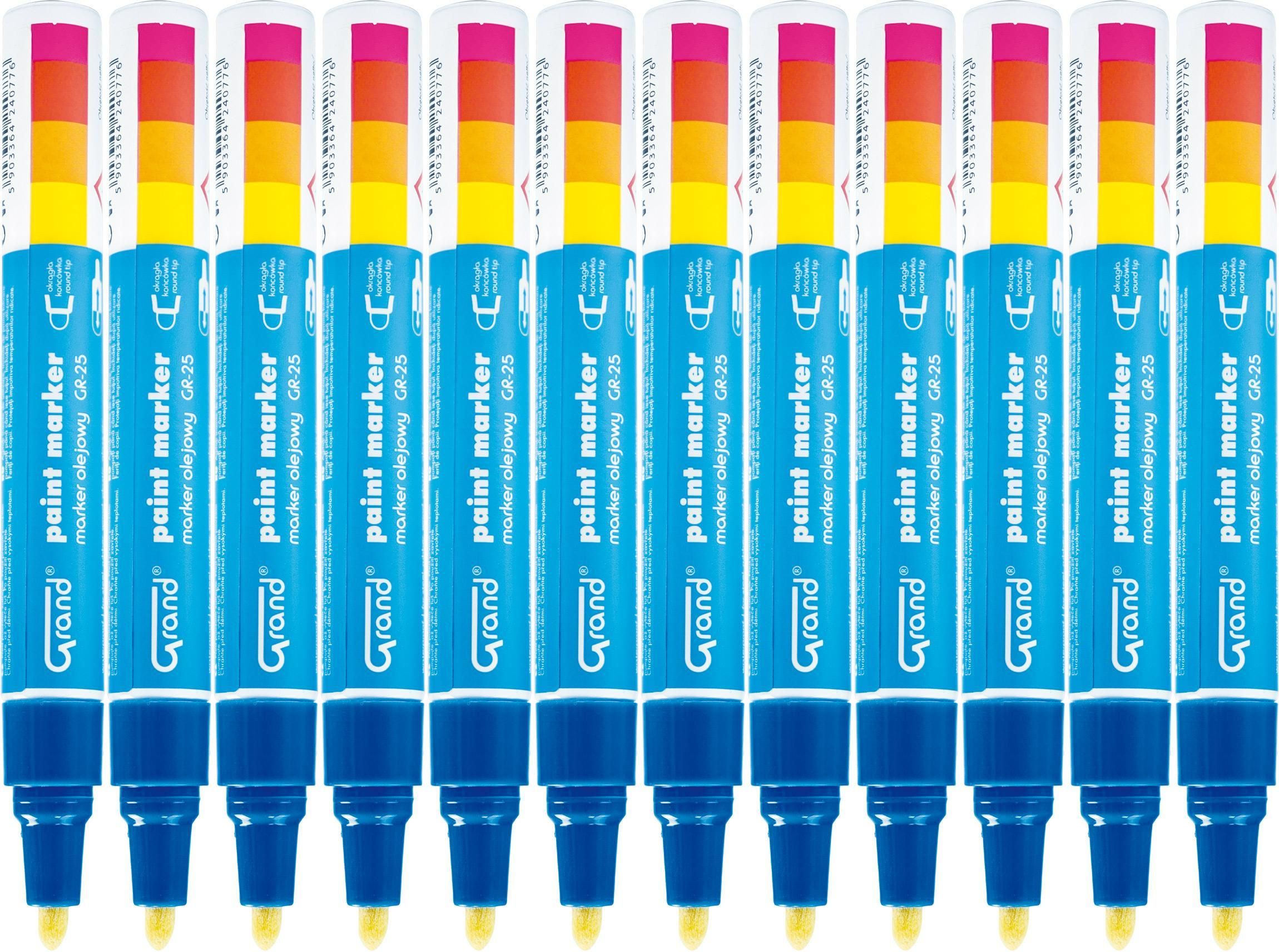 Grand 12X Marker Olejowy Gr 25 Niebieski - Ceny i opinie - Ceneo.pl