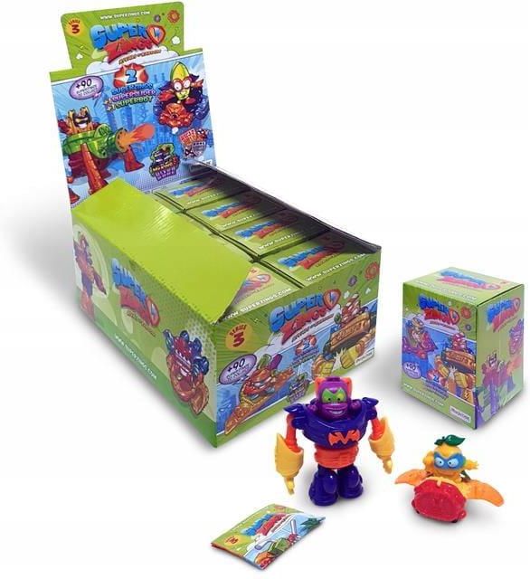 SUPER ZING SERIA 3 FIGURKA ROBOT SUPERBOT + SUPERSLIDER ZESTAW 8 SZTUK ...