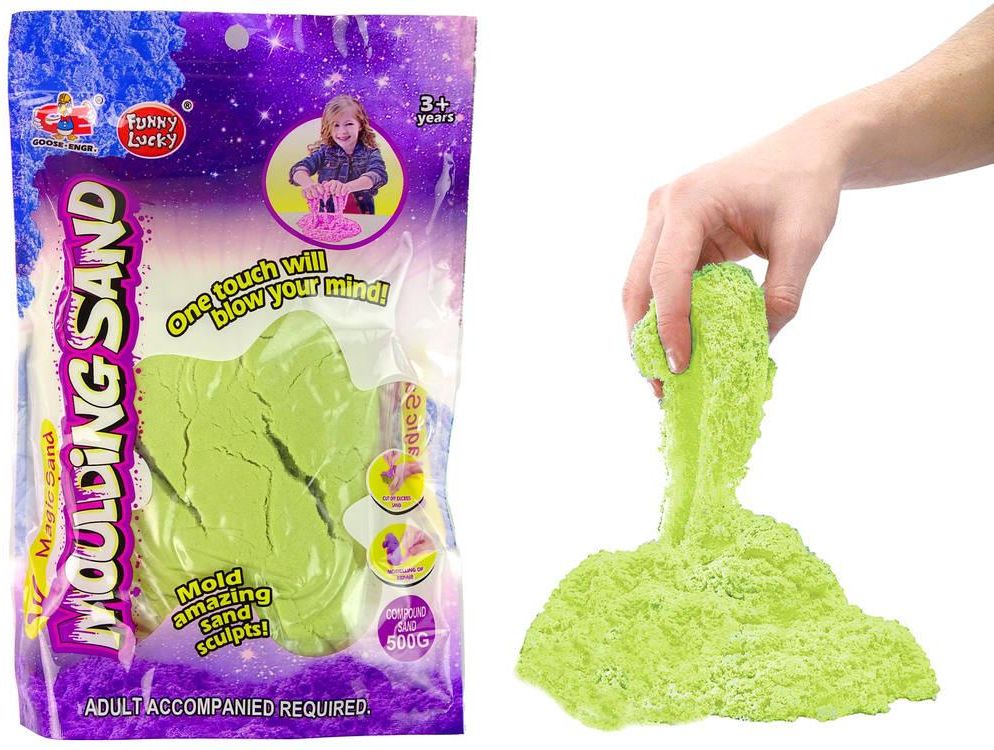 Leantoys Piasek Kinetyczny Kolor Żółty 500G Magic Sand Zapas - Ceny i opinie - Ceneo.pl