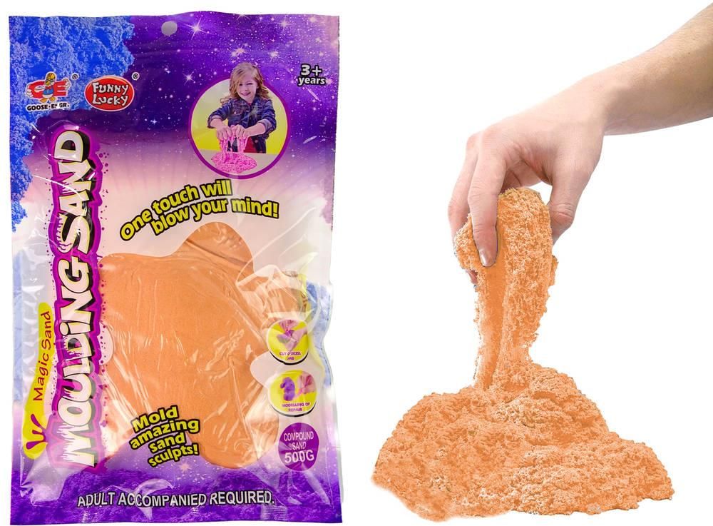 Leantoys Piasek Kinetyczny Kolor Pomarańczowy 500G Magic Sand Zapas - Ceny i opinie - Ceneo.pl