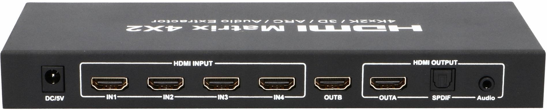 Przełącznik KVM MATRIX SWITCH SPLITTER MATRYCA HDMI 4x2 ULTRAHD 4K ...