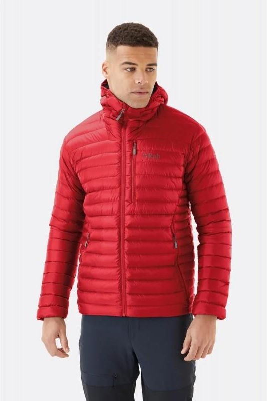 Rab Microlight Alpine Jacket Ascent Red kurtka męska puchowa L - Ceny i ...