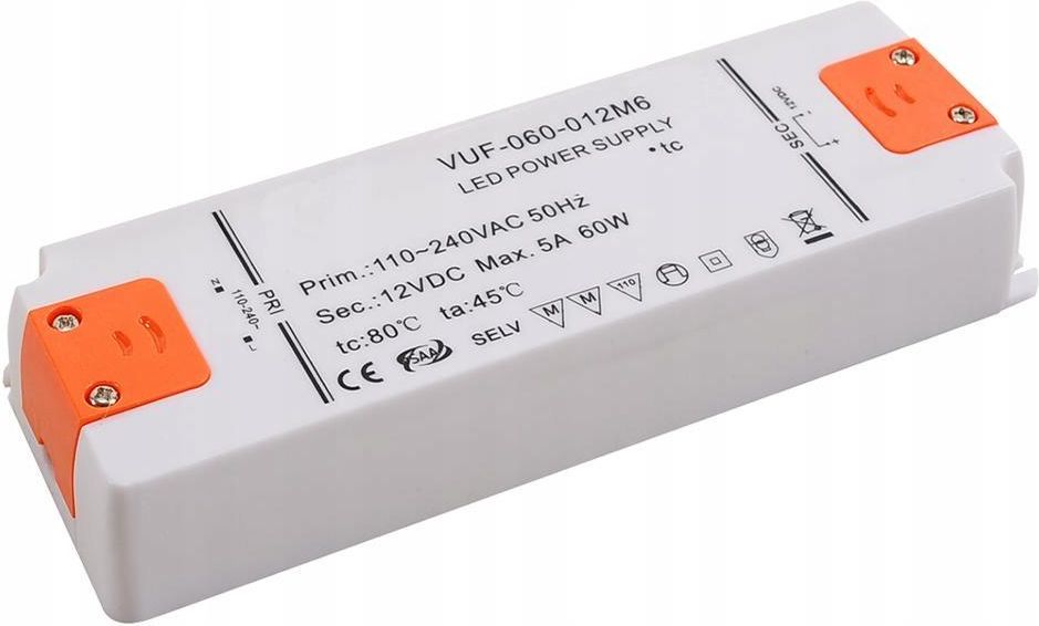 Dc 12V 60W Power Supply Low Voltage Lighting Led - Opinie i ceny na ...