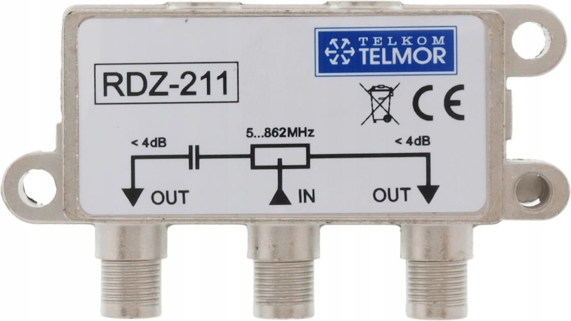 Telkom-Telmor Telmor Splitter Antenowy Lxrdz211 - Opinie i ceny na Ceneo.pl