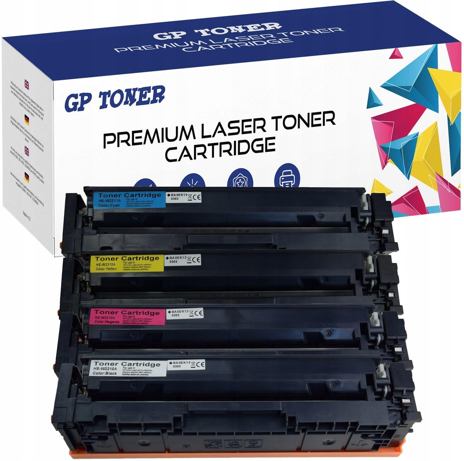 Gp Toner Gp 4x Hp Color LaserJet Pro M255nw 207A Zestaw ...