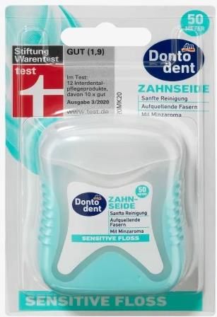 Dontodent Nić Dentystyczna Sensitive 50 M - Opinie i ceny na Ceneo.pl
