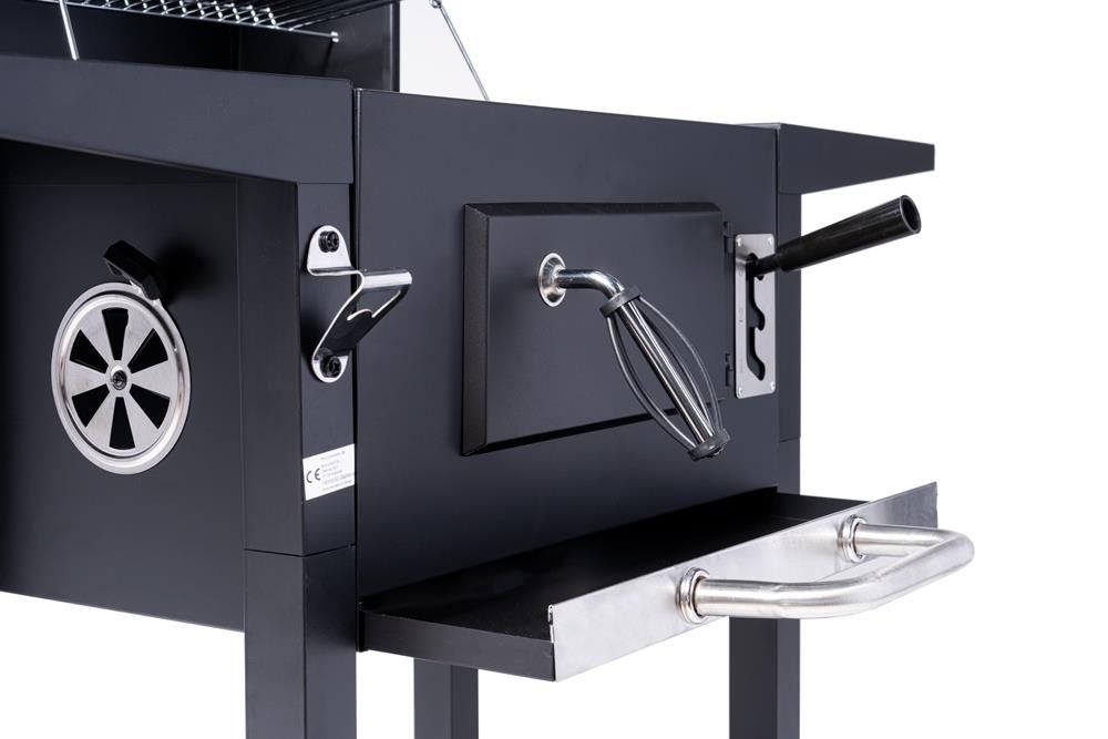 Grill Węglowy Gril Ogrodowy Duży Popielnik 3 Półki - Ceny i opinie ...