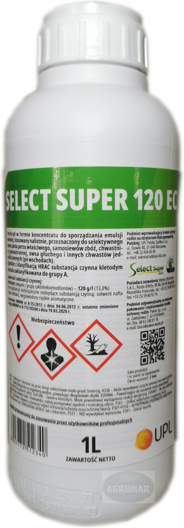 Select 120 Ec 1L - Ceny i opinie - Ceneo.pl