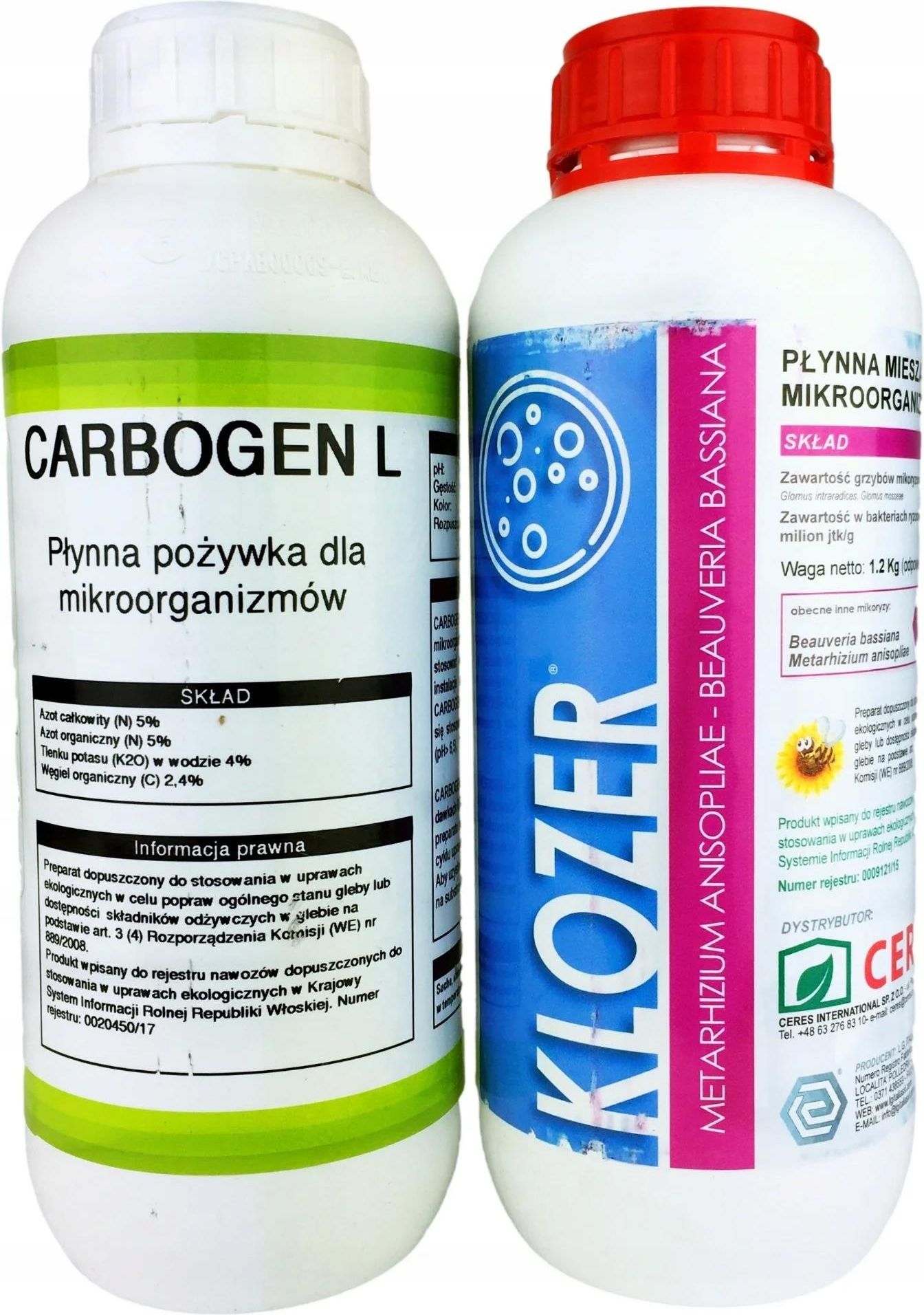 Carbogen L 1L Klozer 1L Pożywka Mikroorganizmy - Ceny i opinie - Ceneo.pl