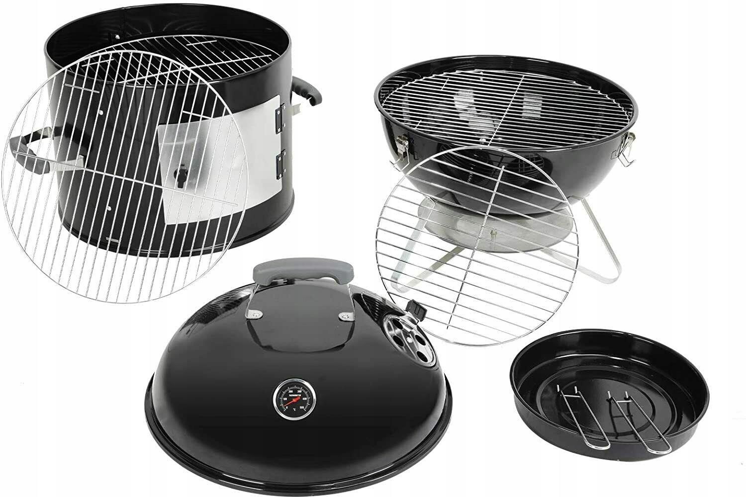 Grill Węglowy Piec Wędzarniczy Bbq 3W1 - Ceny i opinie - Ceneo.pl