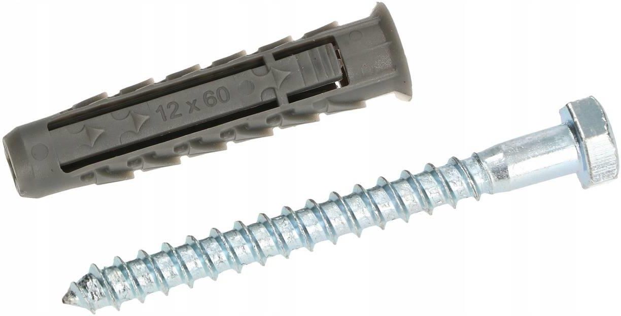Kołki rozporowe szybkiego montażu 12x80 wkręty - 8 szt. - Opinie i ceny ...
