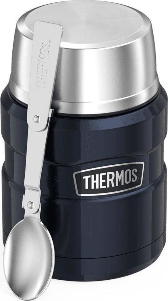 Thermos Termos Do Zupy Z Łyżką King 470ml Granatowy - Ceny i opinie ...