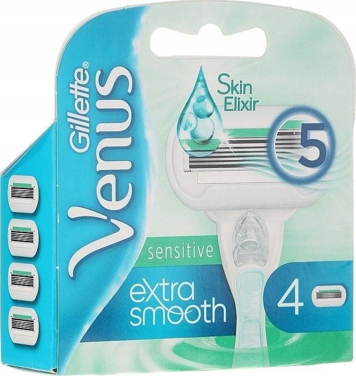 Gillette Venus Sensitive Extra Smooth 4 Ostrza Maszynka - Opinie i ceny ...