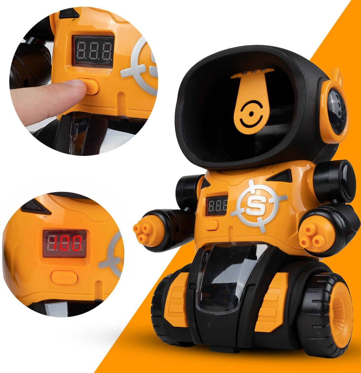 Robot Gra Strzelanie do Celu Pistolet Licznik LCD - Ceny i opinie ...