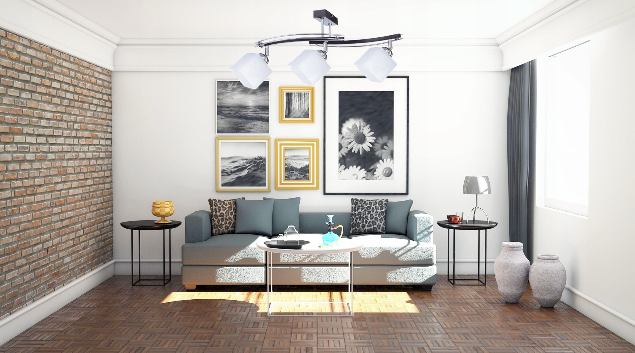 Tadex Lampa Sufitowa Żyrandol Plafon Z Regulacją Kloszy (Rp30003 ...