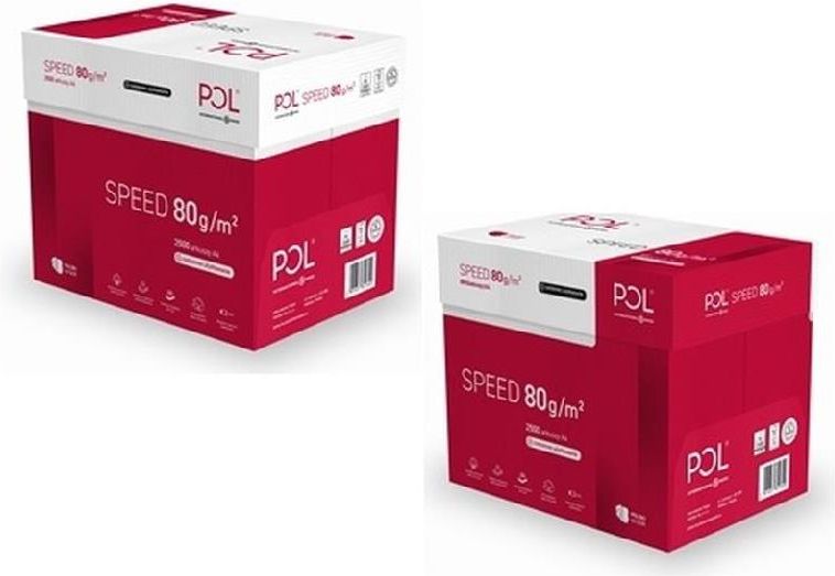 Dwupak Papieru Drukarkowego Polspeed A4 80 G/M2 2 Kartony 10 Ryz - Ceny ...