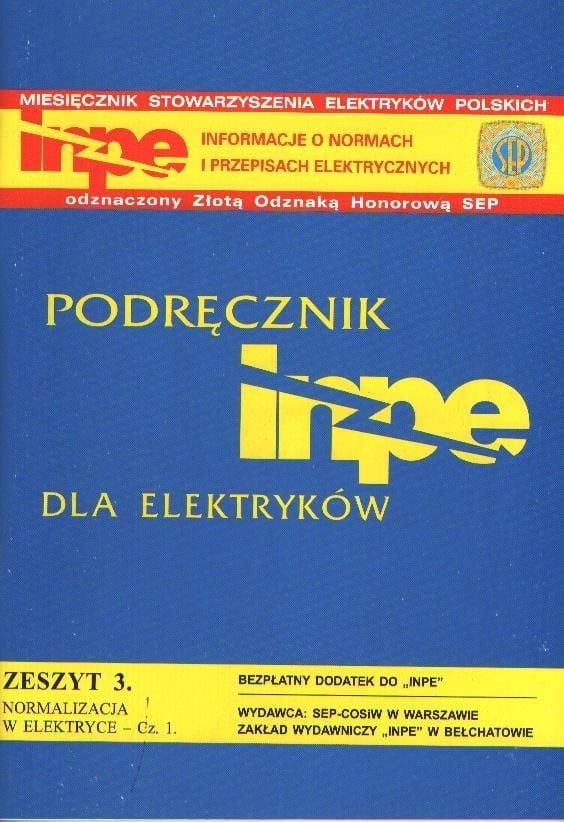 Normalizacja w elektryce cz.1. INPE 3 - Podręcznik techniczny - Ceny i opinie - Ceneo.pl