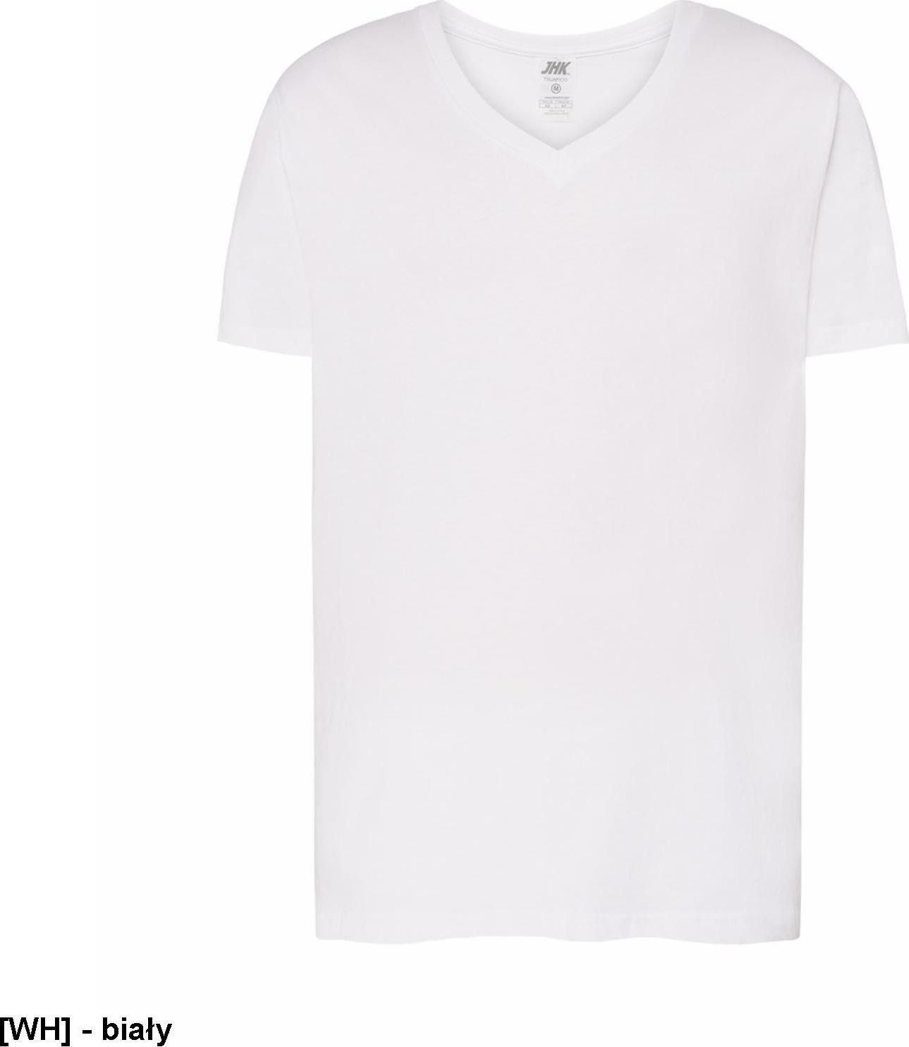 JHK T-Shirt V-neck JHK TSUA PICO - męska koszulka V-NECK z krótkim ...