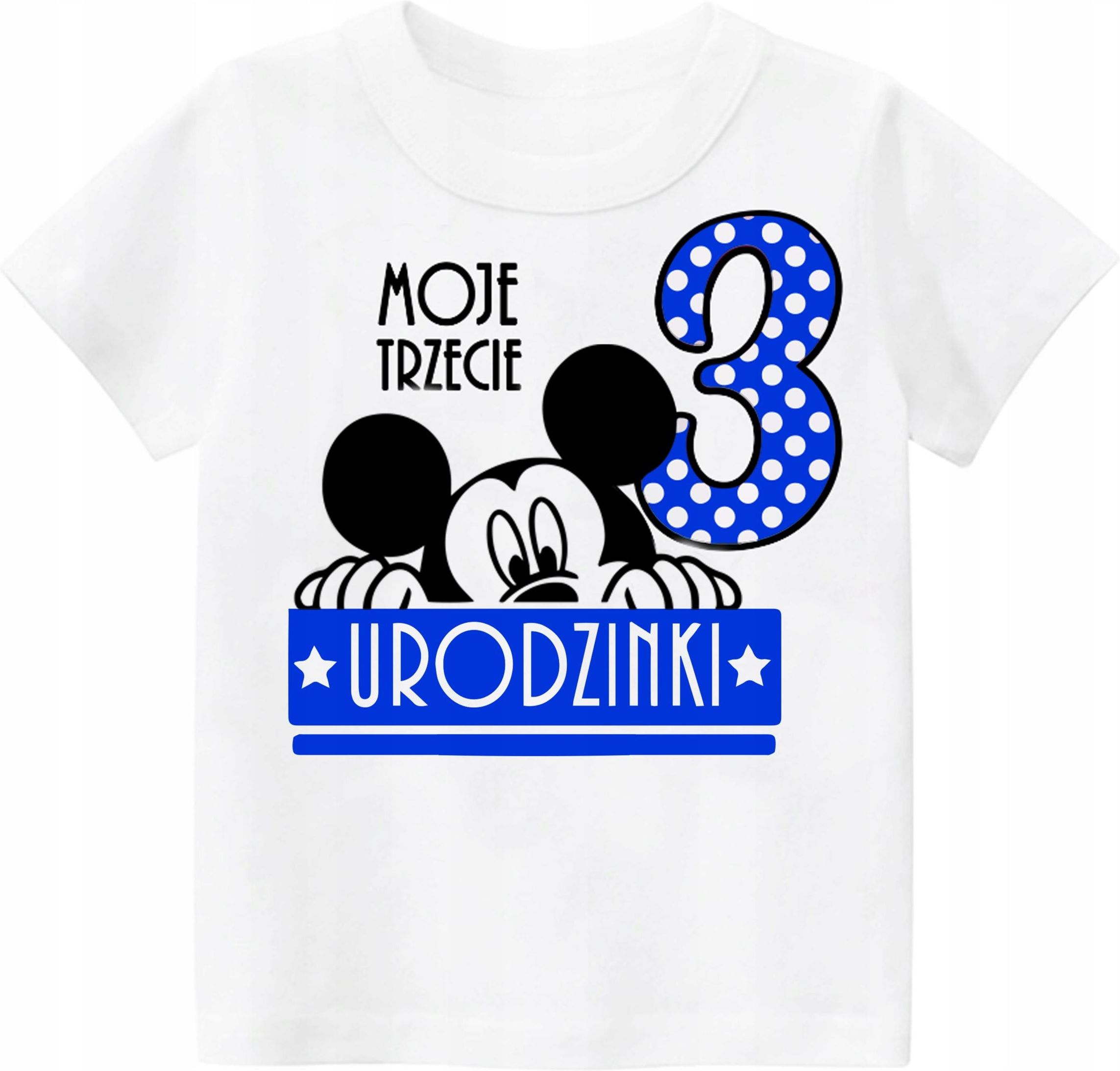 KOSZULKA URODZINY MOJE 3 URODZINY MYSZKA MIKI 122 - Ceny i opinie ...