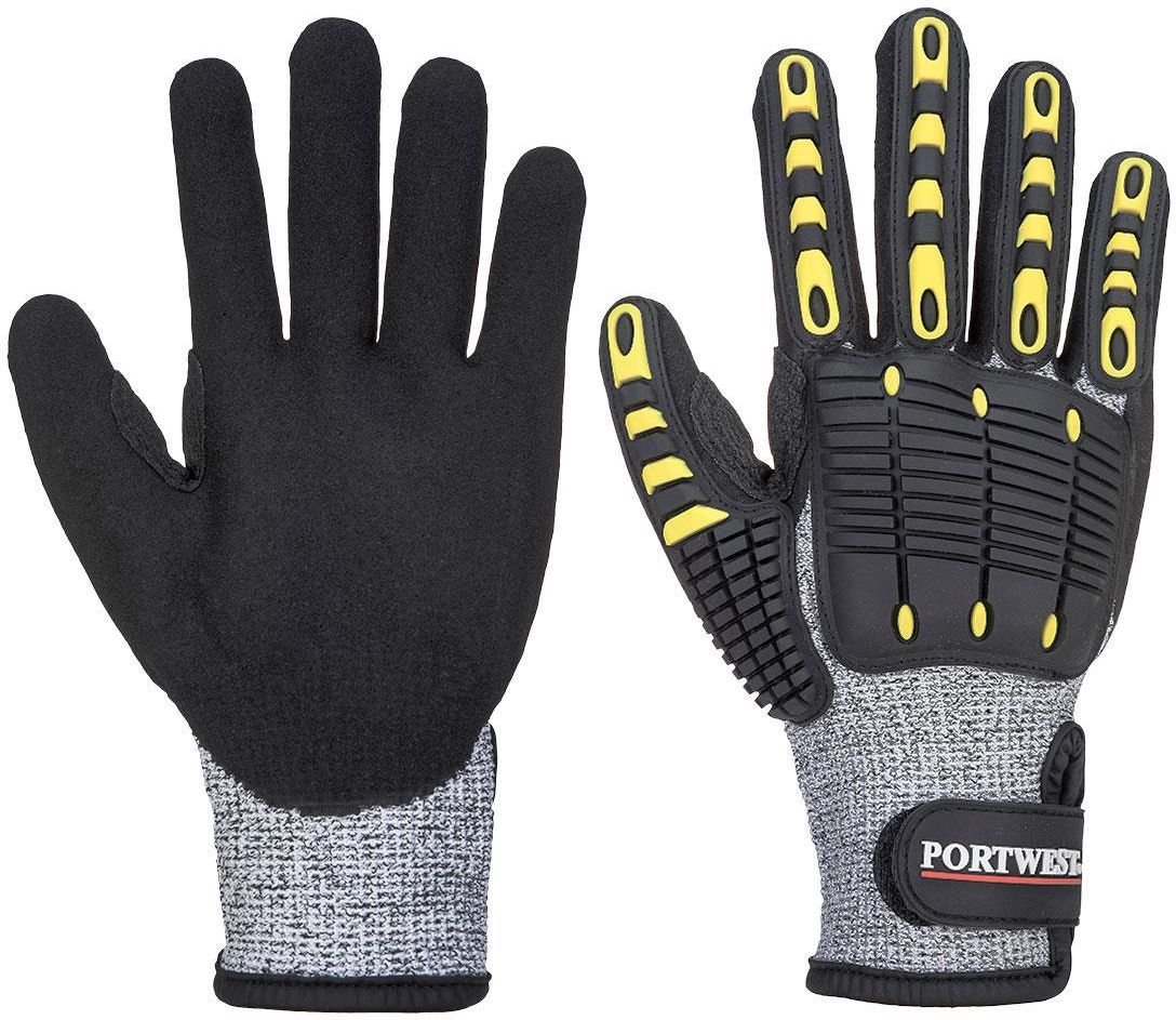 Portwest A722 Rękawica Antyprzecięciowa I Chroniąca Przed Uderzeniem Szary/Czarny - Ceny i ...
