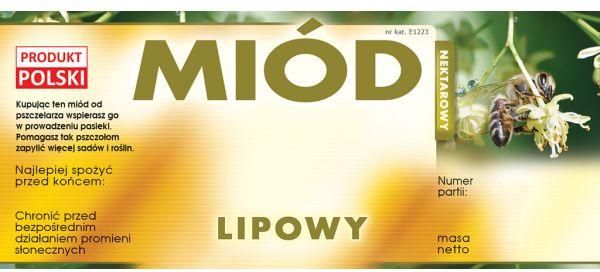 Etykieta Na Miód Lipowy 100 Szt Etykiety Lipa - Opinie i atrakcyjne ...
